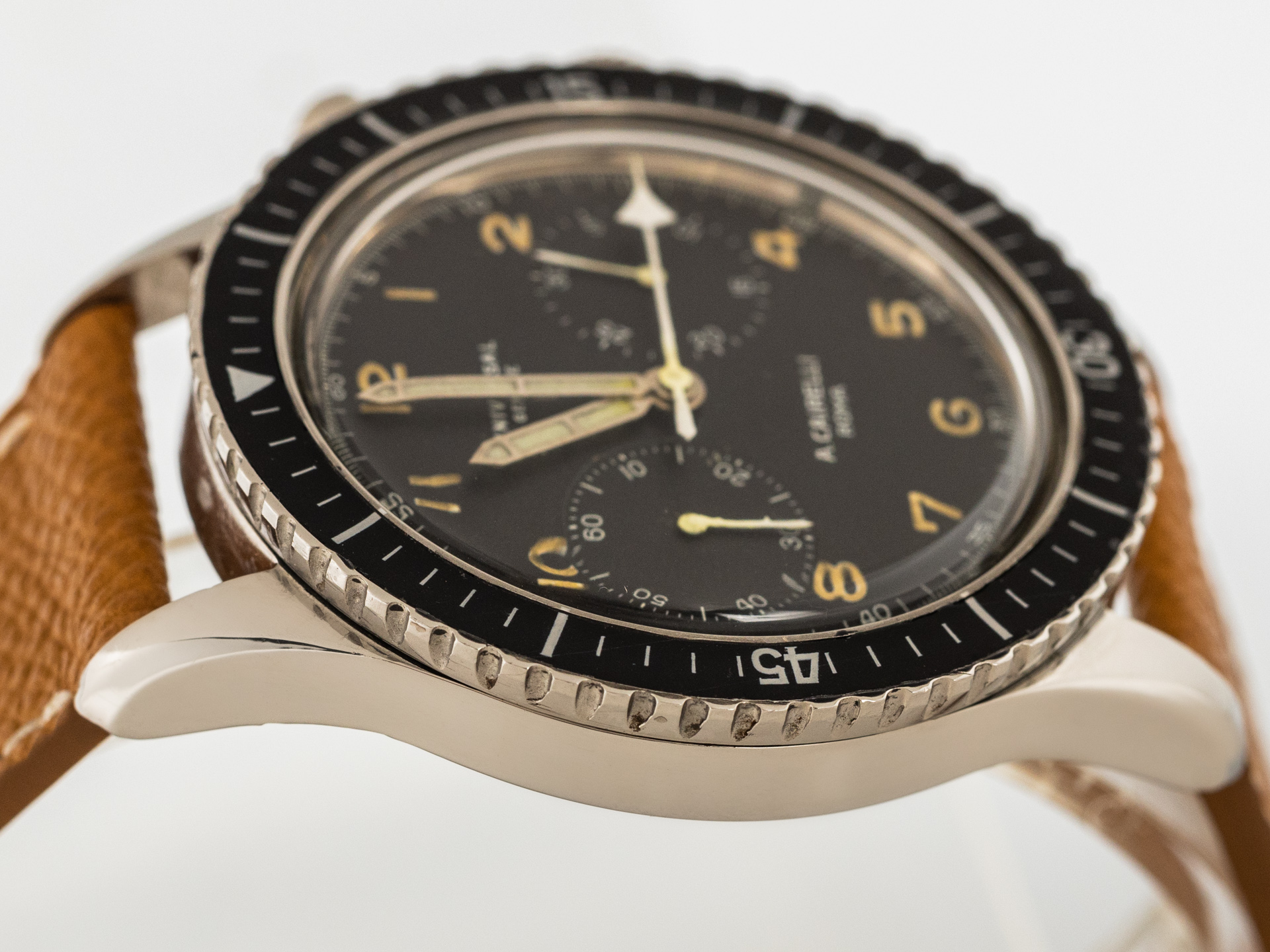 UNIVERSAL GENEVE Vintage Oversized Italian Air-Force Chronograph A ...