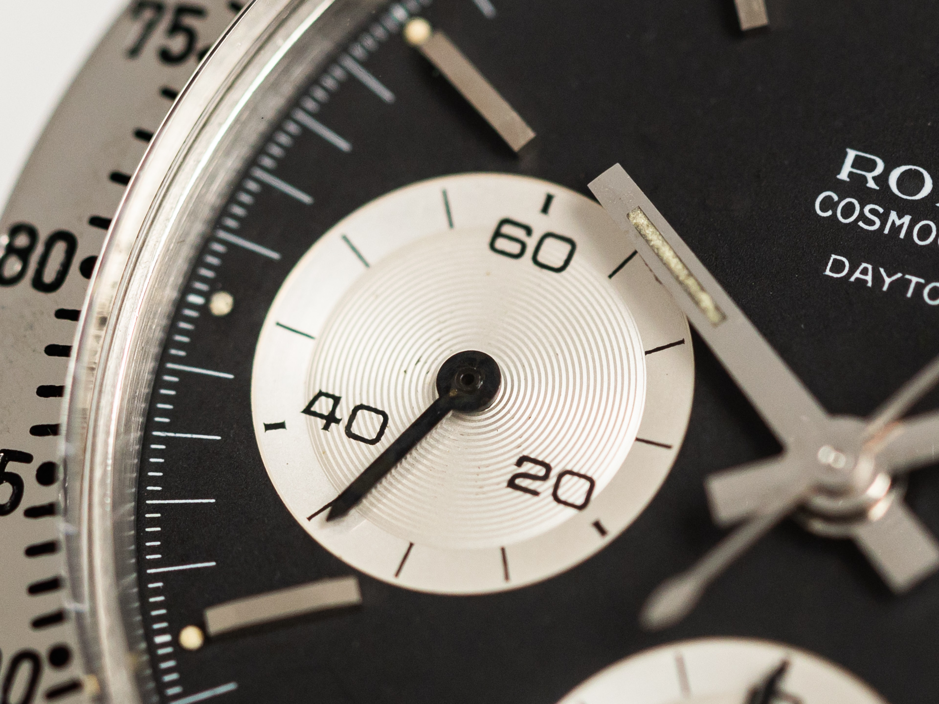 ROLEX Vintage DAYTONA COSMOGRAPH Ref-6239 Steel Black Tritium Small ...