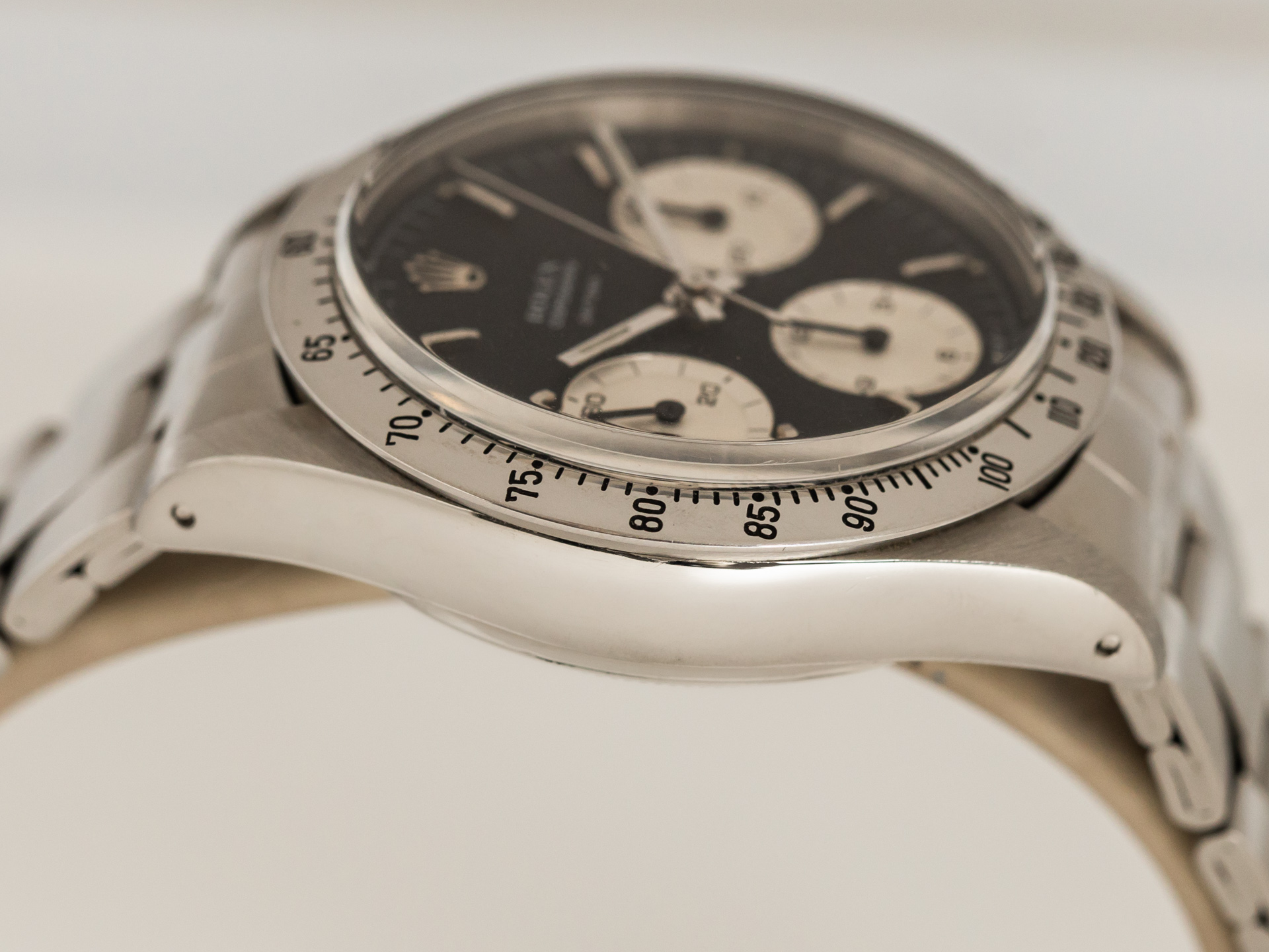 ROLEX Vintage DAYTONA COSMOGRAPH Ref-6239 Steel Black Tritium Small ...