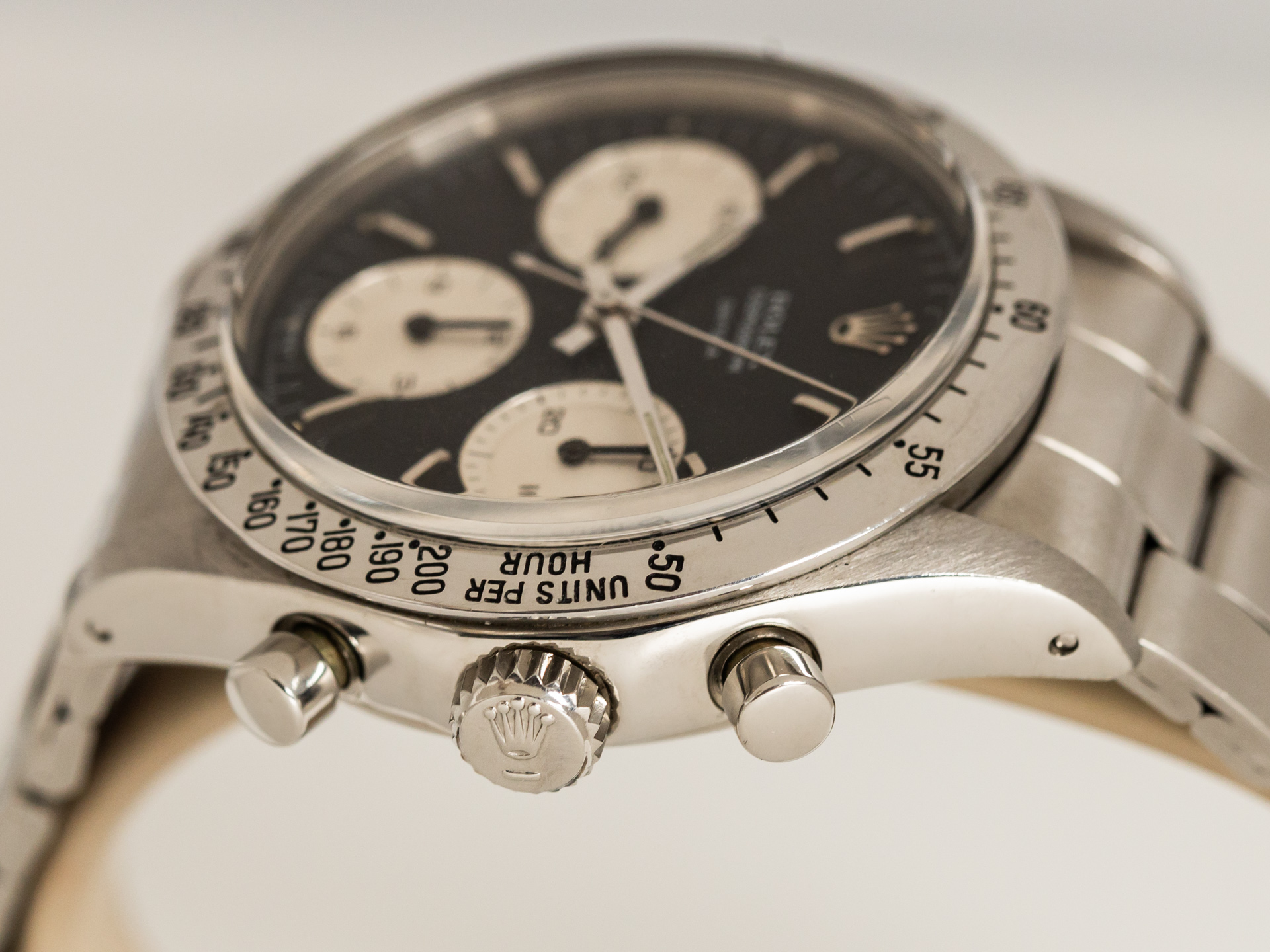 ROLEX Vintage DAYTONA COSMOGRAPH Ref-6239 Steel Black Tritium Small ...
