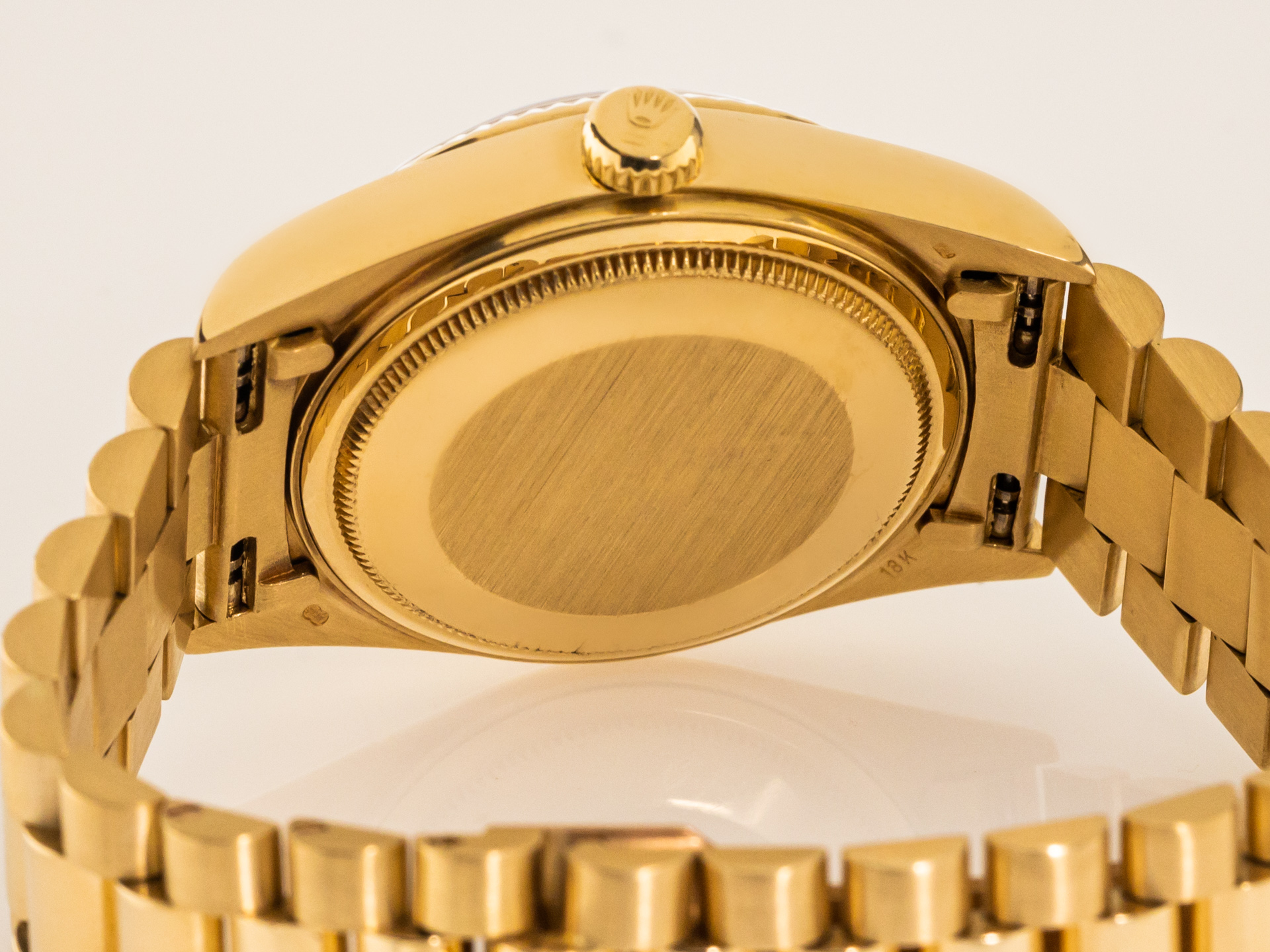 ROLEX Vintage DAY-DATE Ref-18038 18k Yellow Gold Single Quick Set Gold ...