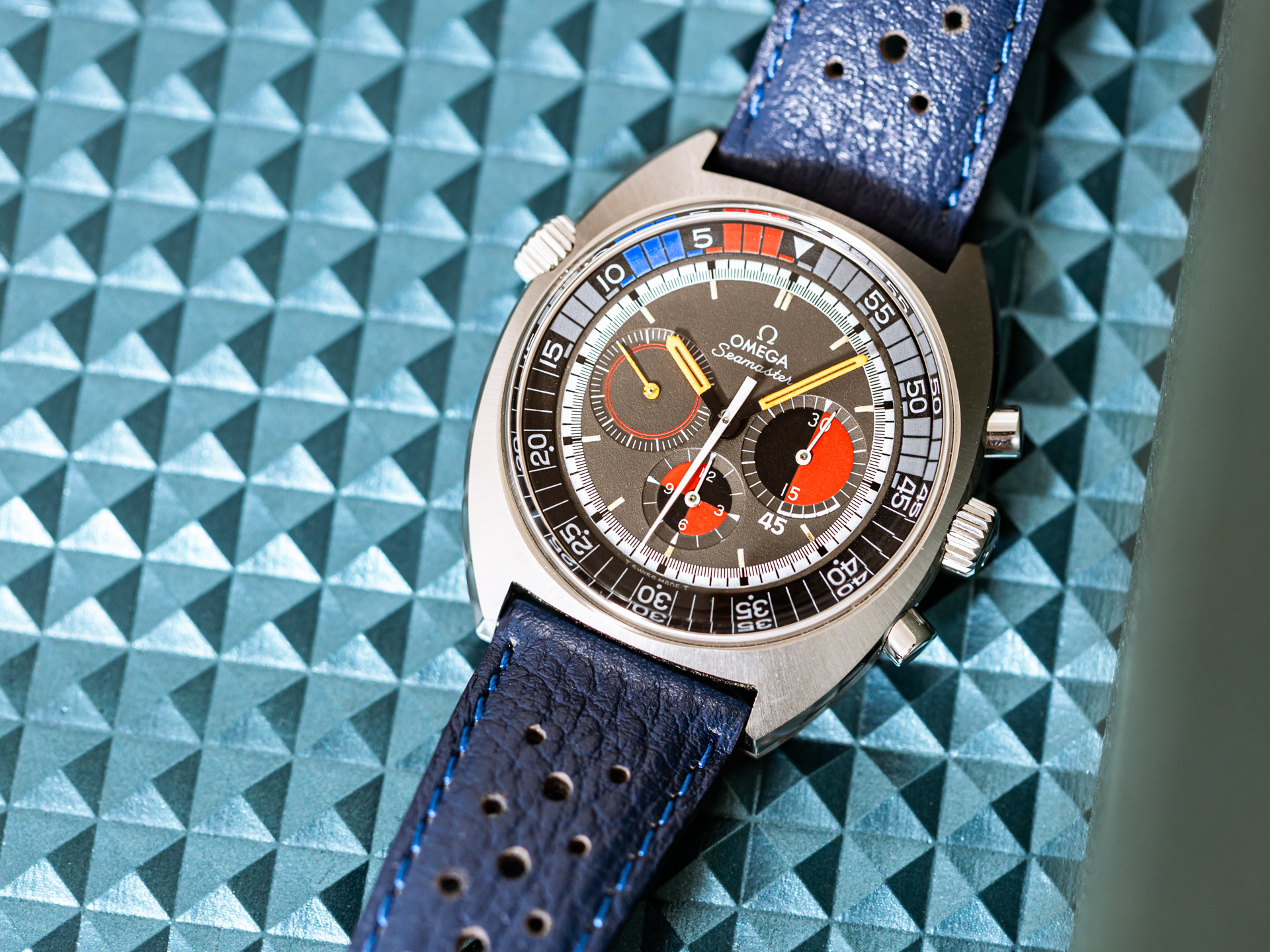 OMEGA Vintage SEAMASTER Chronograph SOCCER Ref-145-019-69 Steel Multi ...