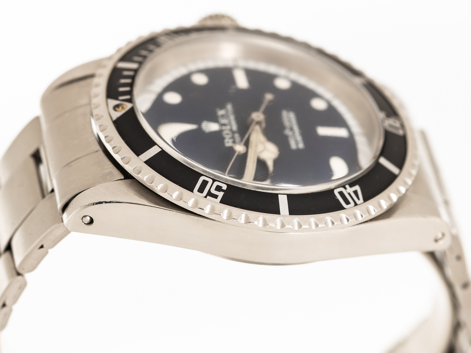 ROLEX Vintage SUBMARINER Ref-5513 PROTOTYPE Blue Piano Dial Steel Bj-1971 UNIQUE