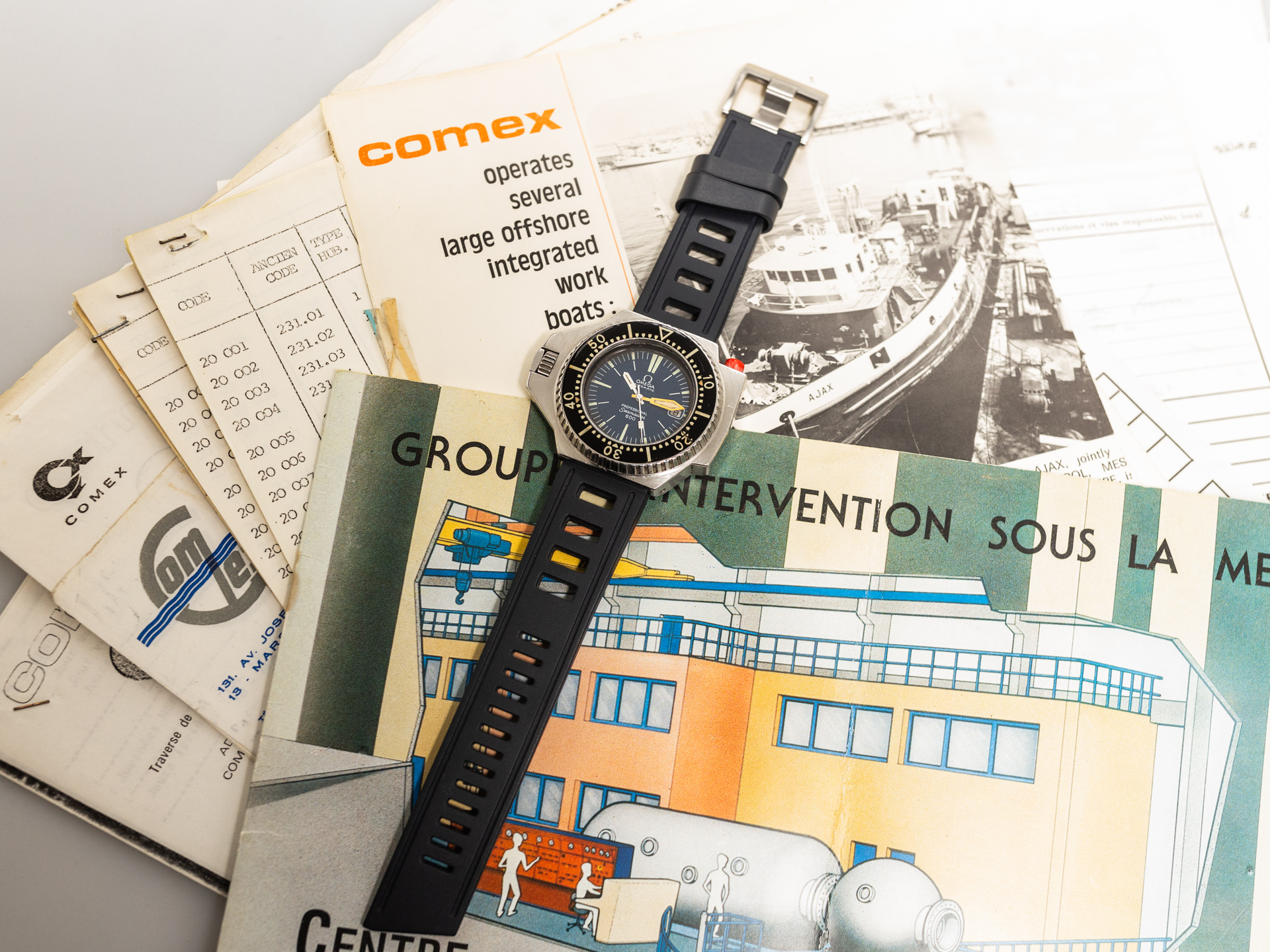OMEGA Vintage COMEX PLOPROF SEAMASTER Ref ST166077 PROTOTYPE Bj-1970 ...