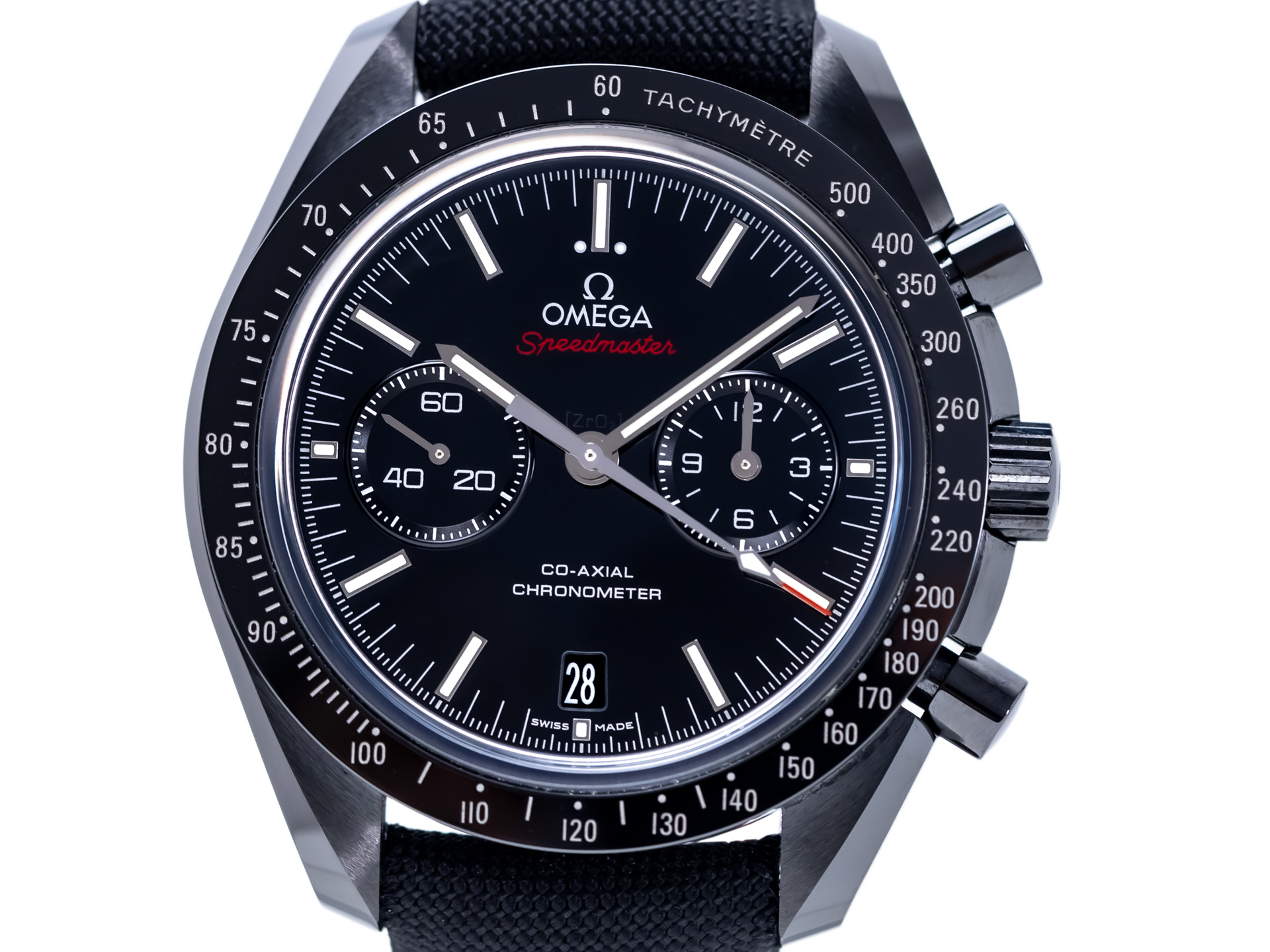 OMEGA MOONWATCH SPEEDMASTER DARK SIDE OF THE MOON Ceramic Box papersRef ...